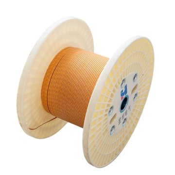 Fiber covered wire